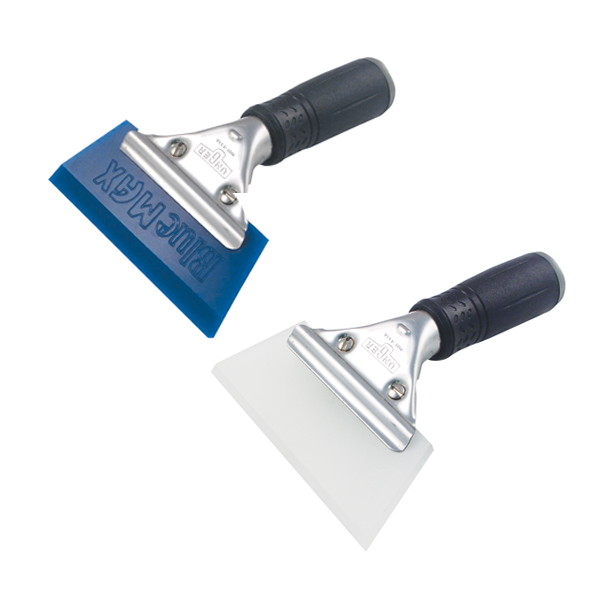 Blue max and Clear max squeegee with handle — Solcontrol